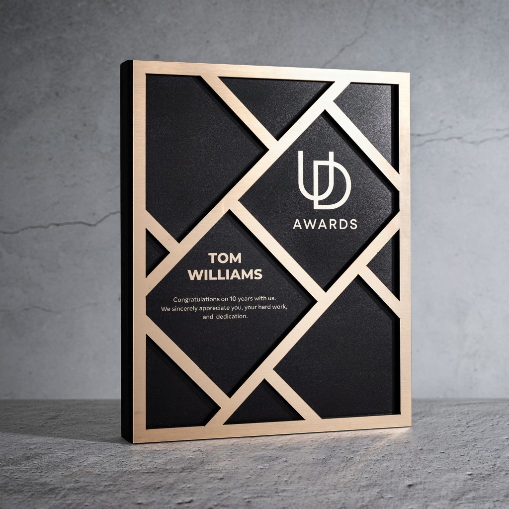 Prestige Plywood Plaque – Handmade and unique design awards
