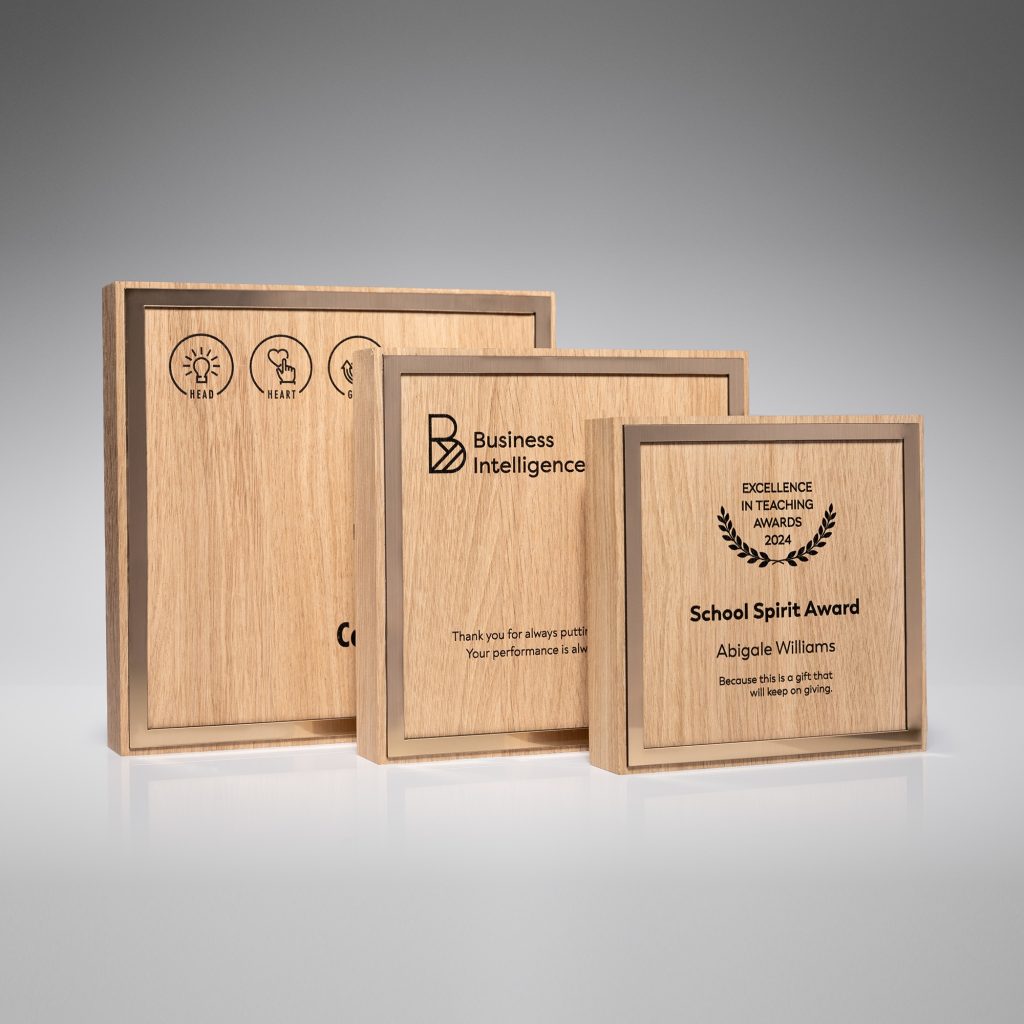 Edge Line Plaque – Handmade and unique design awards