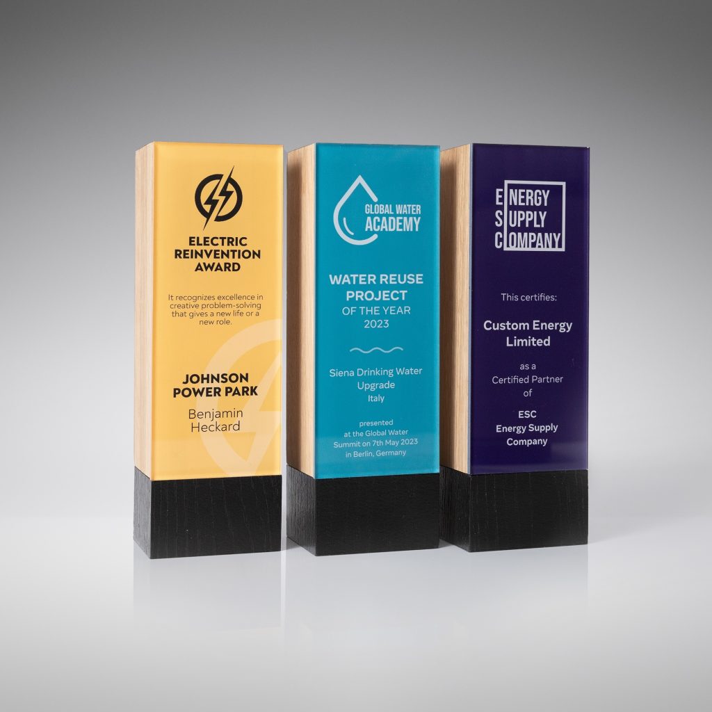 Cube Trophy – Handmade and unique design awards