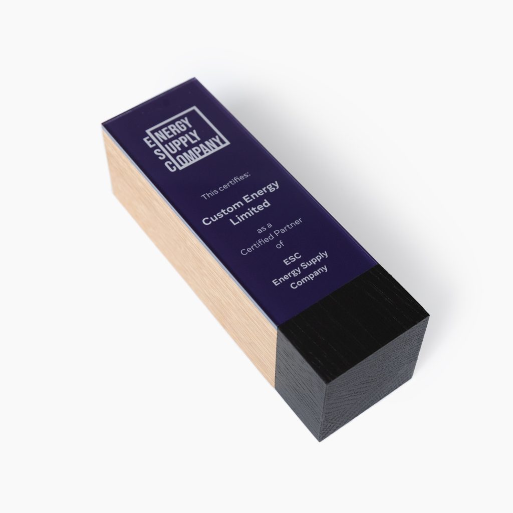 Cube Trophy – Handmade and unique design awards