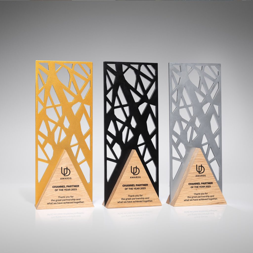 Pinnacle Steel Trophy – Handmade and unique design awards