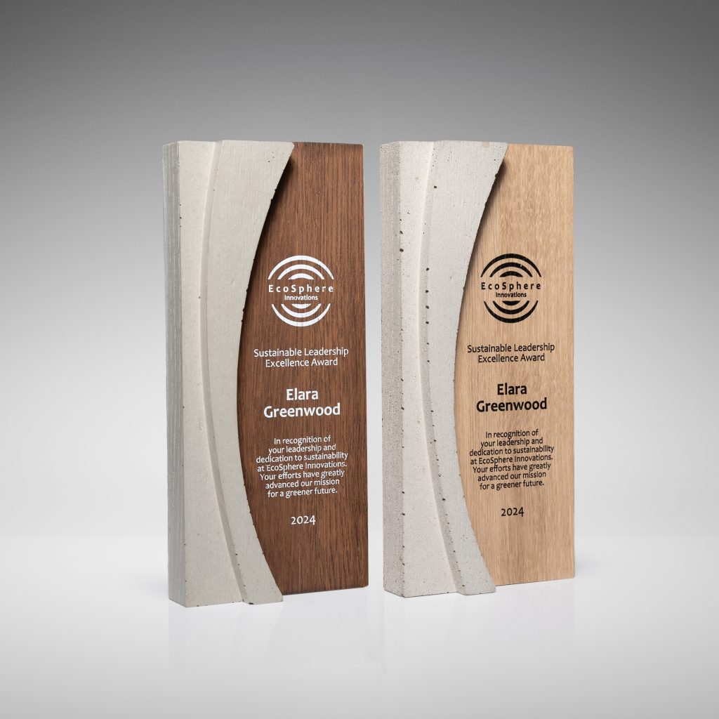 UrbanForm Concrete Plaque – Handmade and unique design awards